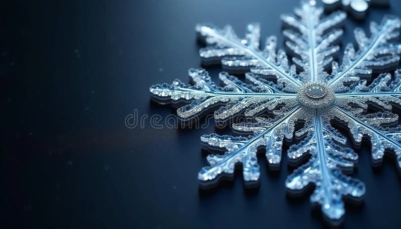 Abstract Snowflakes Formed by Overlapping Translucent Shapes Stock ...