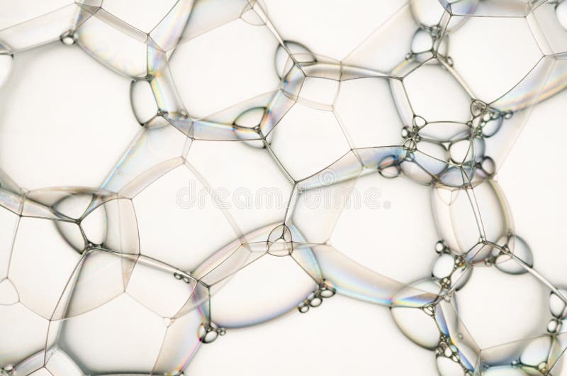 Abstract Soap Bubbles Texture Background Stock Image - Image of lather ...