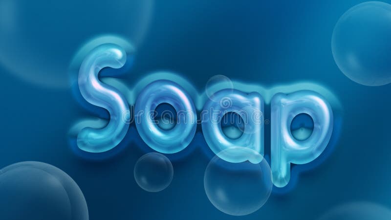Soap with Text in Foam with Bubbles. Emblem for Importance of Hand ...