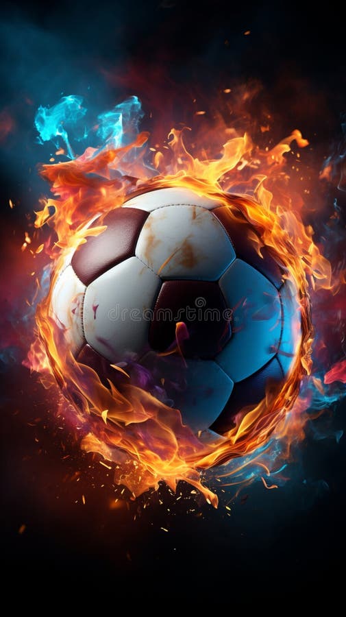 Abstract Soccer Backdrop with Gradient Hues Creates Captivating Visual ...