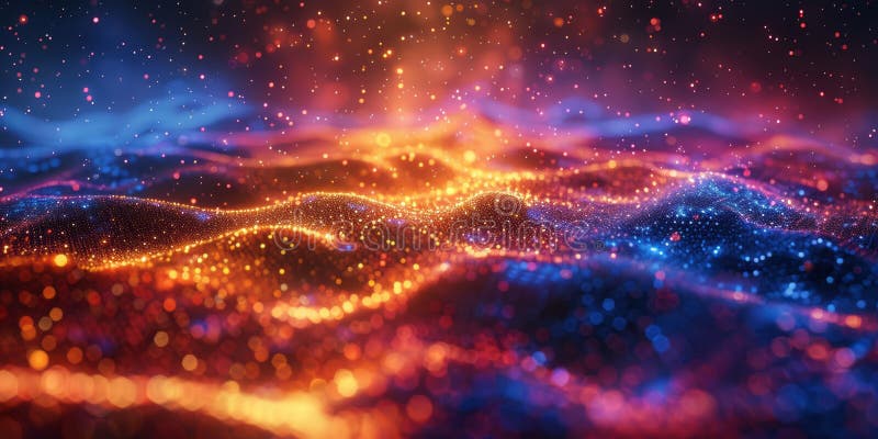 Abstract Social Media Background with Trending Topic and Digital ...