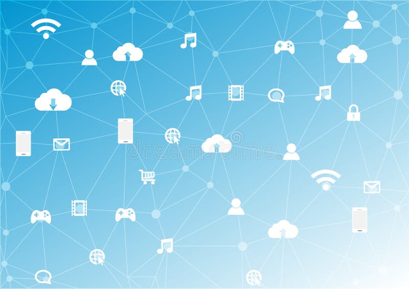 Social Network Background Stock Illustrations – 346,526 Social Network ...