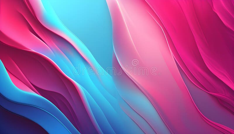 Abstract Soft Background Design. Pink and Blue Colors. Generative AI ...