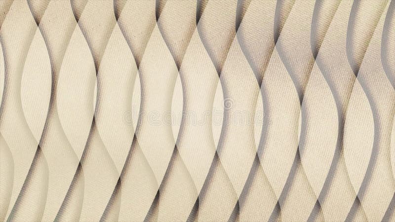 Abstract Soft Beige Waves Moving into Different Directions, Seamless ...