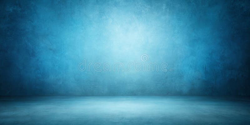 Abstract Soft Blue with Black Vignette Studio Well Used As a Background ...