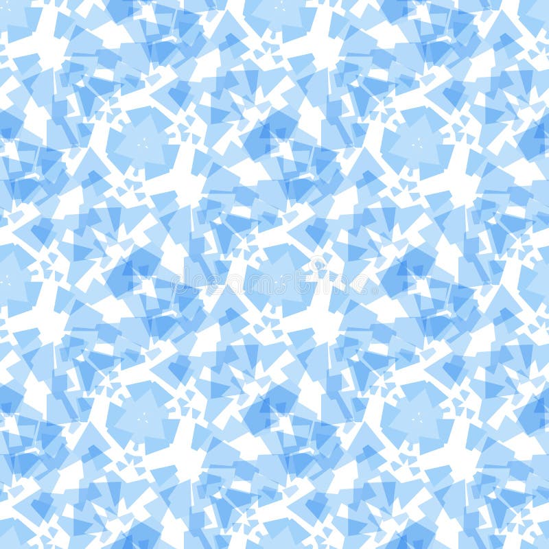 Abstract Soft Blue Geometric Rectangle Seamless Pattern Stock Vector ...