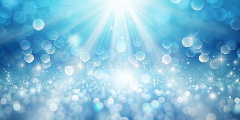 Abstract Soft Blue Light Blurred Bokesh Background Blur Skylight ...