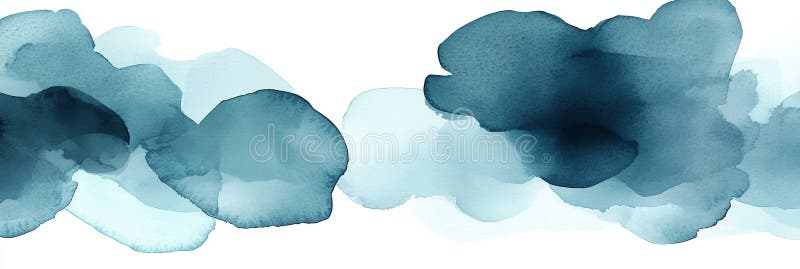 Abstract Soft Blue Watercolor Background, Peaceful and Tranquil ...