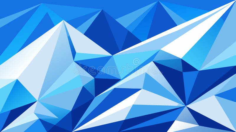 Abstract Soft Blue and White Geometric Triangles Background. Website ...