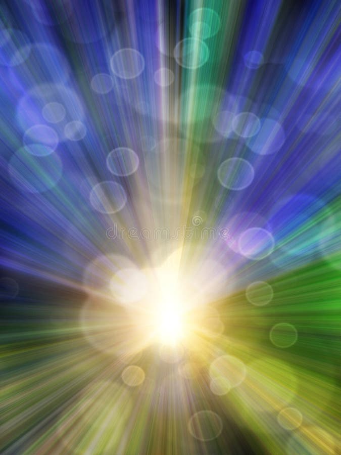 Soft and Blurred with Bokeh of Ray Light Action Background Stock ...