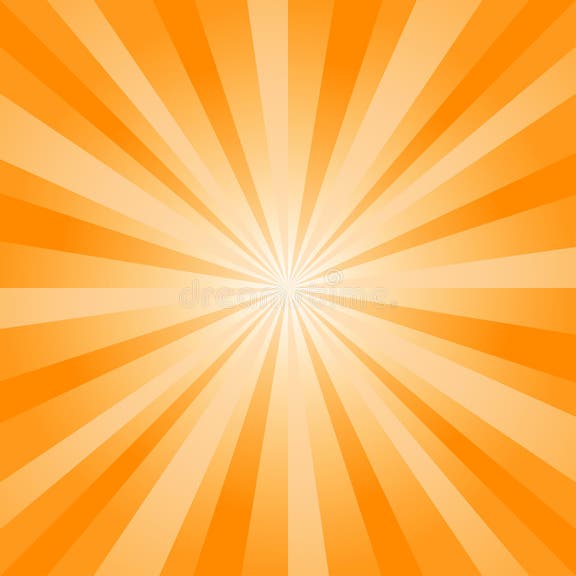 Abstract Soft Bright Yellow Orange Rays Background. Vector Stock Vector ...
