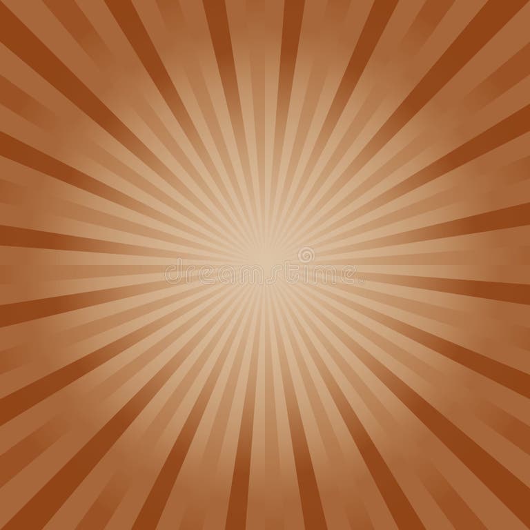 Abstract Soft Brown Rays Background. Vector Stock Vector - Illustration ...