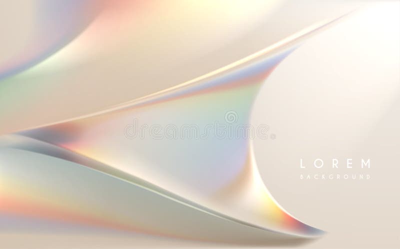 Abstract Soft Color Light Refraction Background Stock Vector ...
