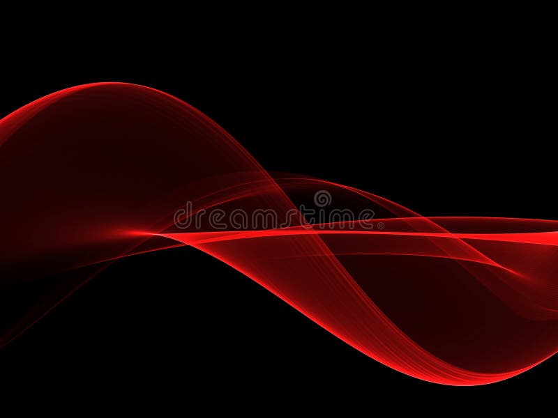 Abstract Soft Color Red Wave Background Stock Illustration ...