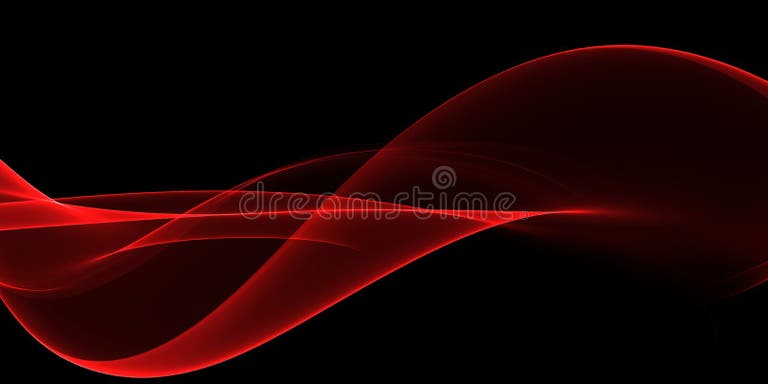 Abstract Soft Color Red Wave Background Stock Illustration ...