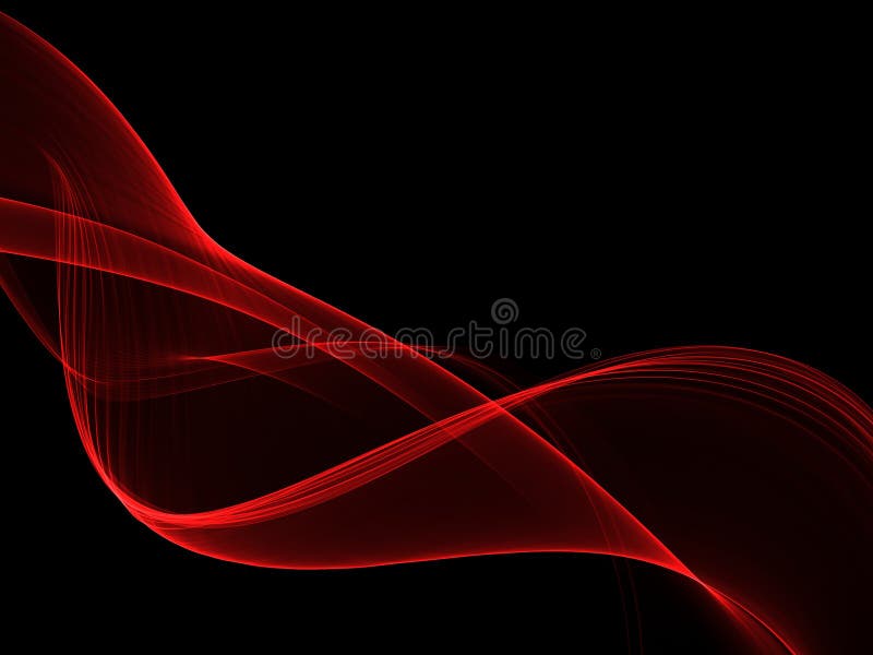 Abstract Soft Color Red Wave Background Stock Illustration ...
