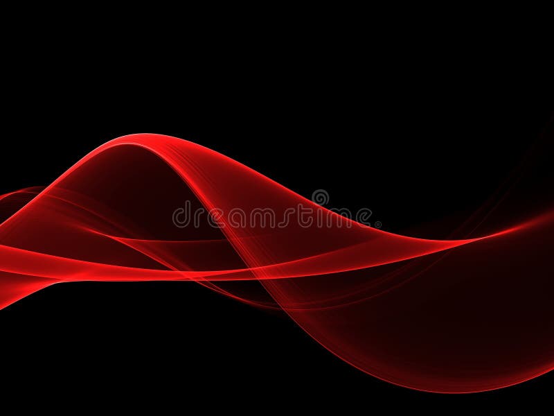 Abstract Soft Color Red Wave Background Stock Illustration ...
