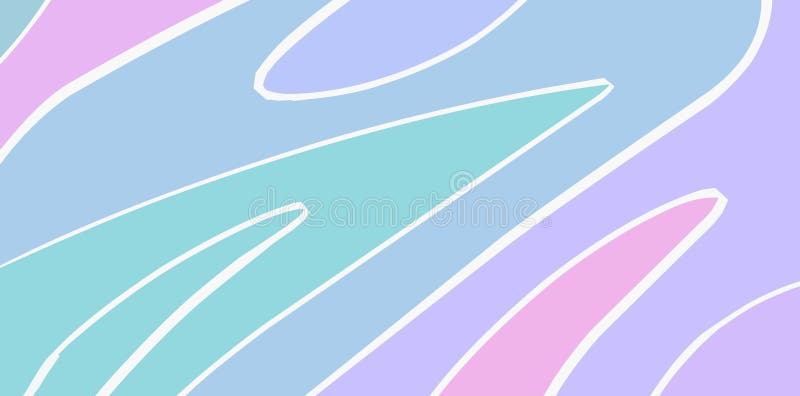 Abstract Soft Color Waves Shape Liquid Stock Vector - Illustration of ...