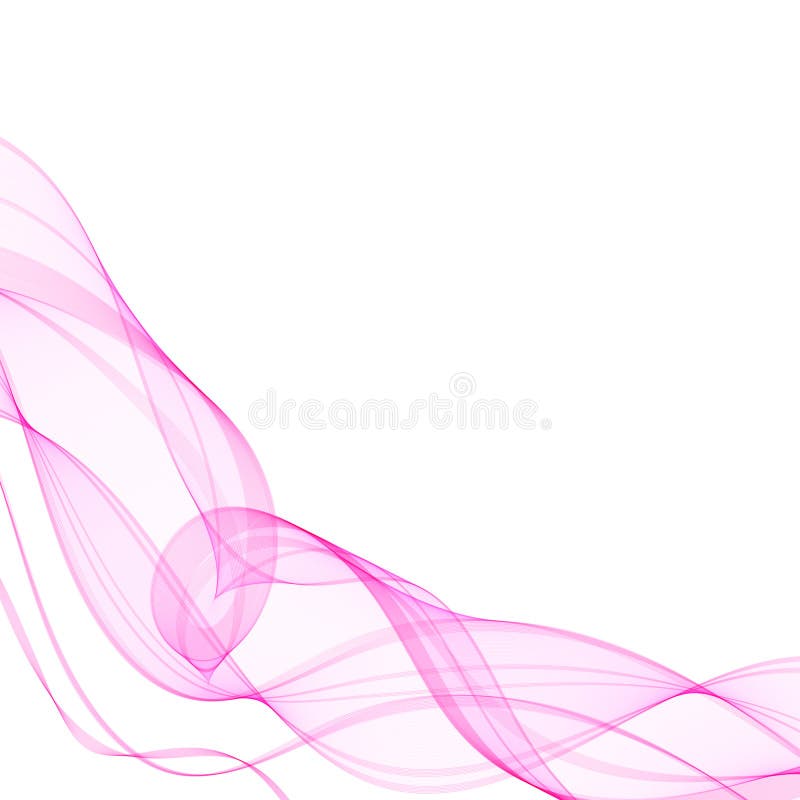 Abstract Soft Design Pattern with Pink Wavy Lines in Elegant Dynamic ...
