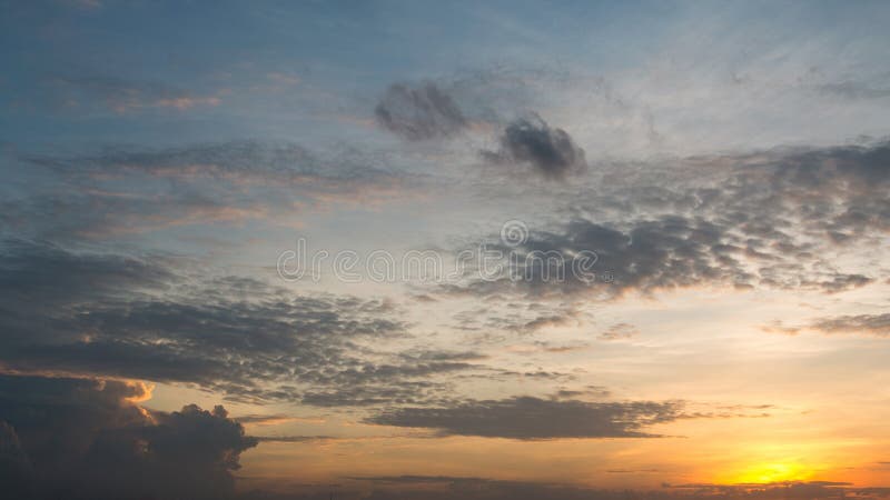 Abstract Soft Focus Orange Sunset Sky Stock Photo - Image of heaven ...