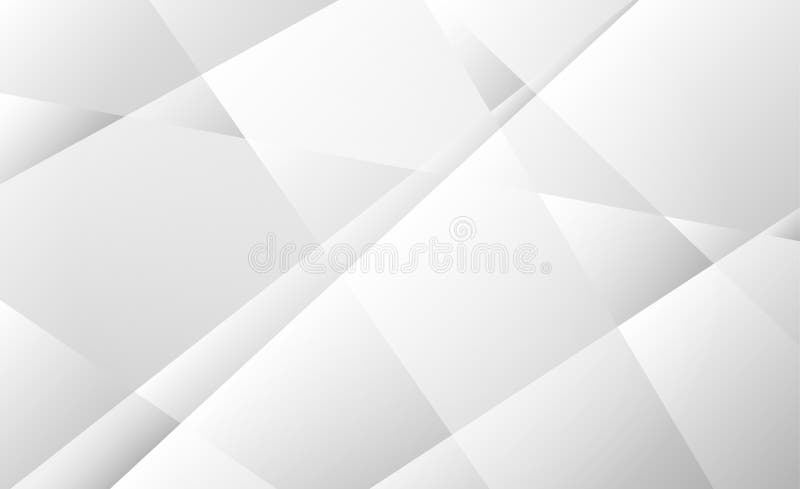 Abstract Soft Gray Transparent Geometric Shapes on White Background ...