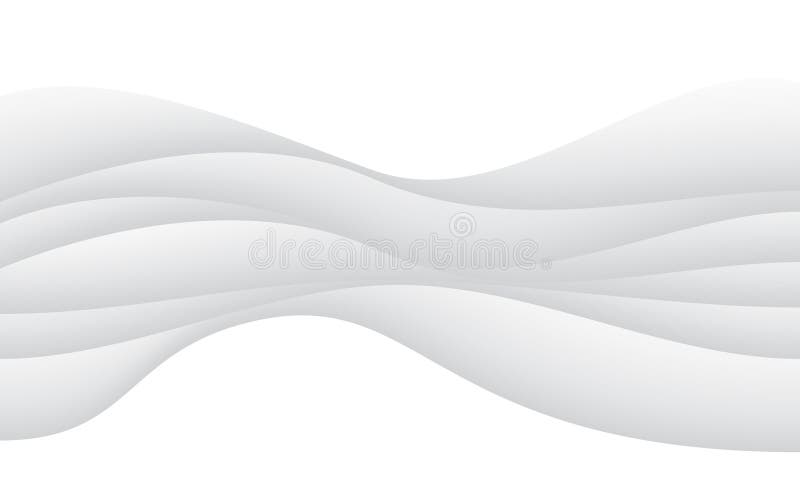 Abstract Soft Grey Curve Shadow Overlap on White Design Modern Luxury ...