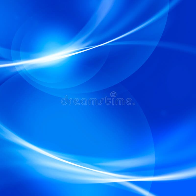 Abstract Soft Line and Bokeh on Blue Background. Stock Illustration ...