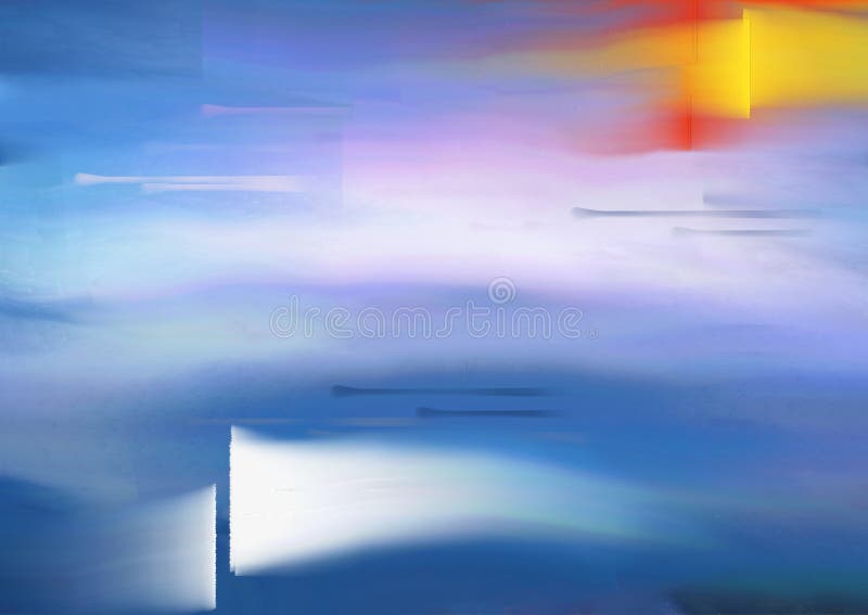 Abstract Soft Painting stock illustration. Illustration of forms ...