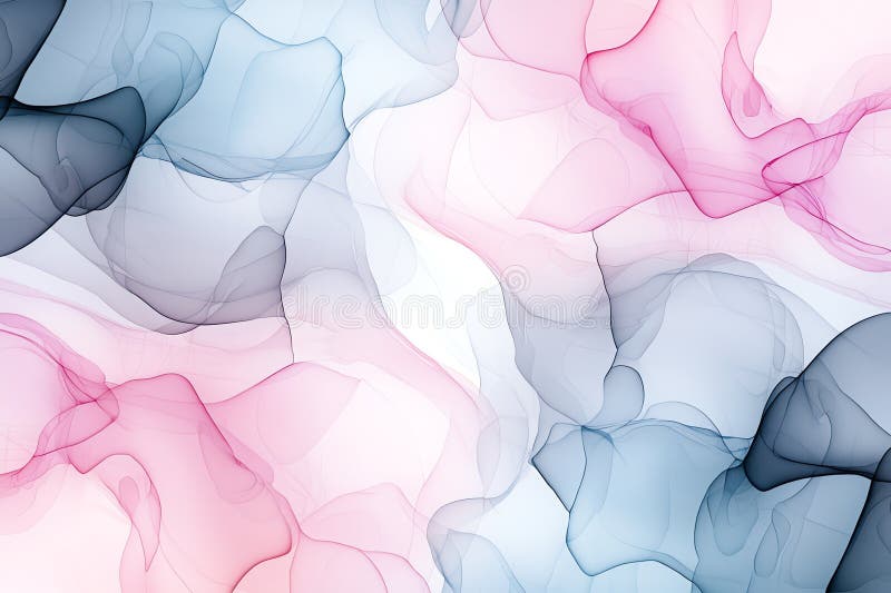 Abstract Soft Pastelcolored Waves Form a Fluid Flowing Pattern Gentle ...