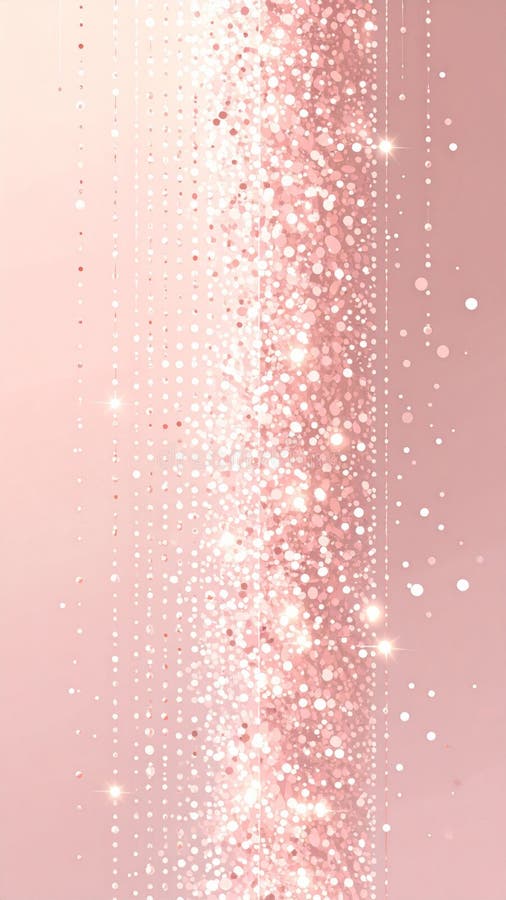 Abstract Soft Pink Glitter Background with Sparkling Light and Shiny ...