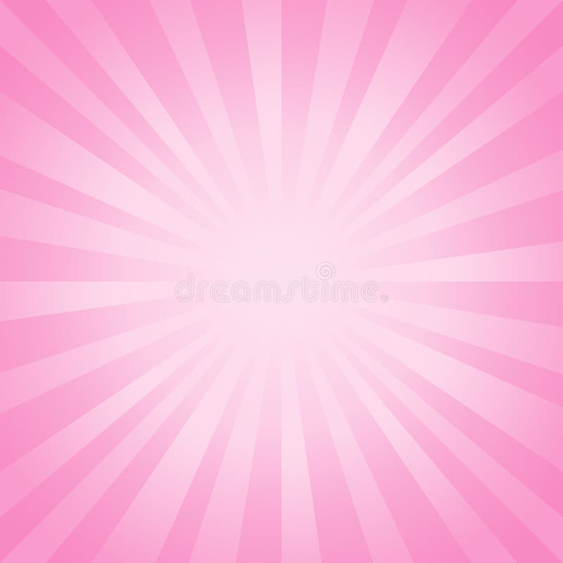 Abstract Soft Pink Rays Background. Vector Stock Vector - Illustration ...