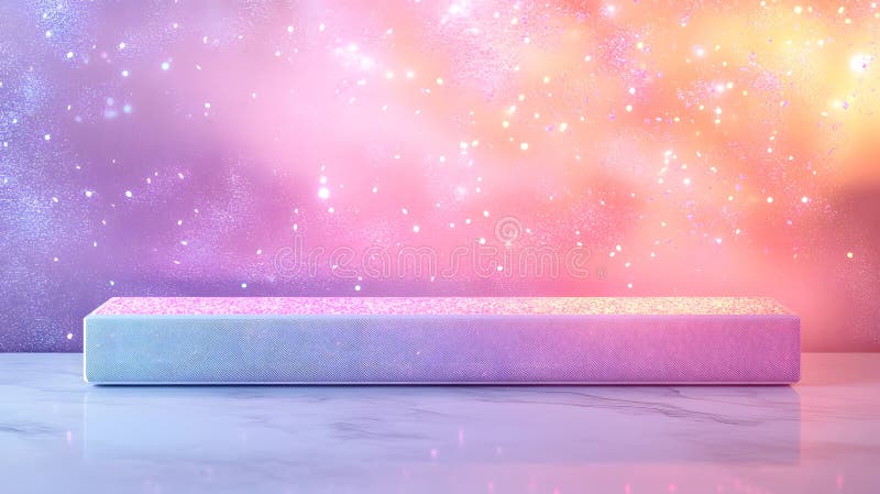 Glittery Pink Purple Display Platform Pastel Background Marble Texture ...