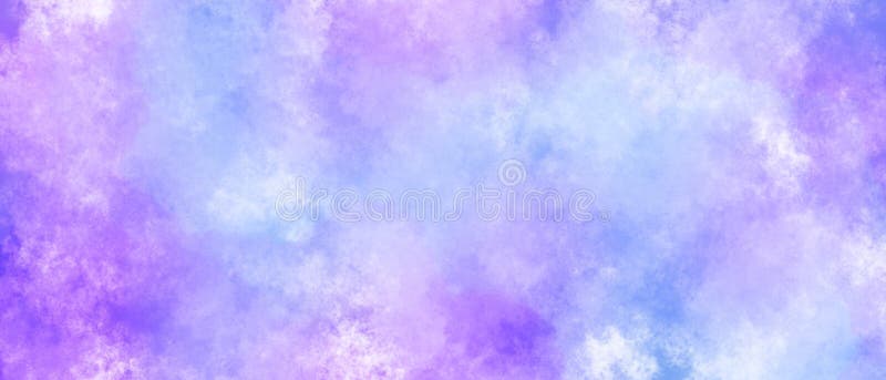 Abstract Soft Purple and Blue Watercolor Background Stock Illustration ...