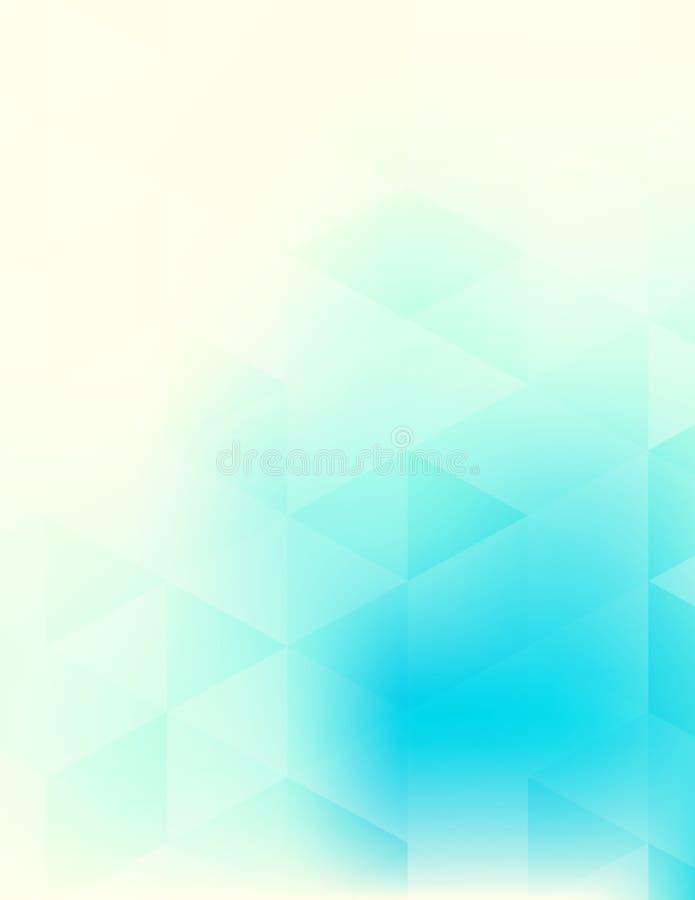 Soft Pattern with Blue and Turquoise Triangles. Vector Stock Vector ...