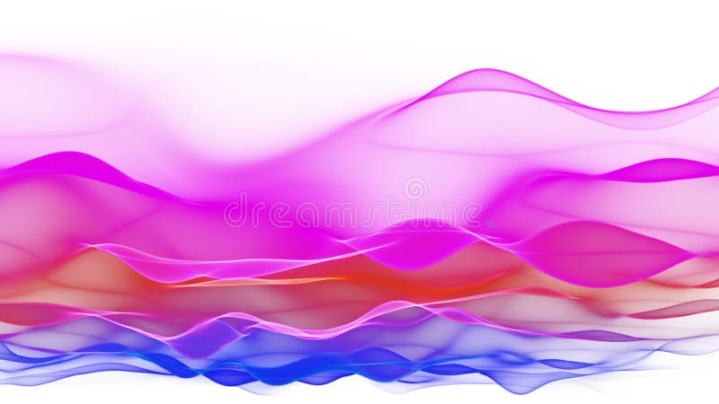 Abstract Soft Wave Background, Blue Waves Motion Flow Stock Video ...