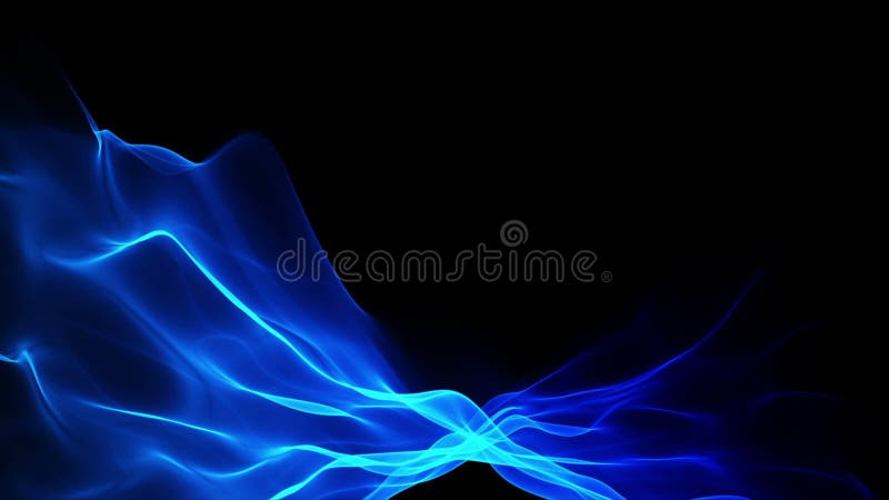 Abstract Soft Wave Background, Blue Waves Motion Flow Stock Video ...
