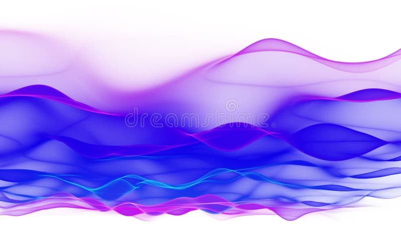 Abstract Soft Wave Background, Blue and Green Waves Motion Flow Stock ...