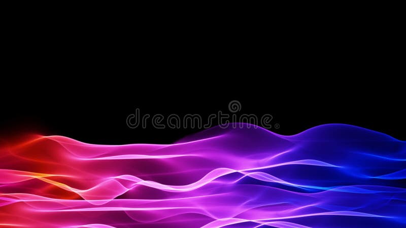 Abstract Soft Wave Background, Colorful Waves Motion Flowing Animation ...