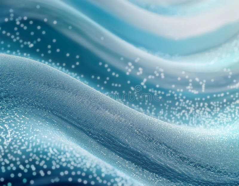 Abstract Soft Waves in Cool Tones Gentle, Fluid, and Calming Background ...
