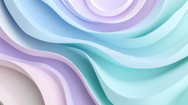 Soft Pink Wavy Gradient Background Subtle Layers Stock Photos - Free ...