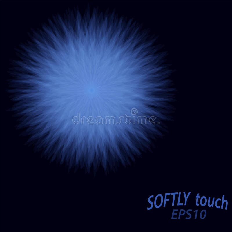 Abstract Softly Blue Flower Stock Vector - Illustration of design ...