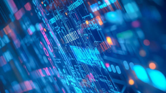 Abstract Software Background Featuring Vibrant Colors and Dynamic ...