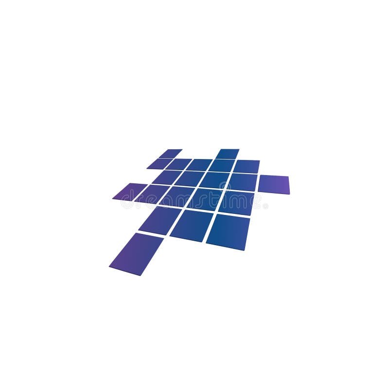 Abstract solar panel icon stock vector. Illustration of isolated - 18413317