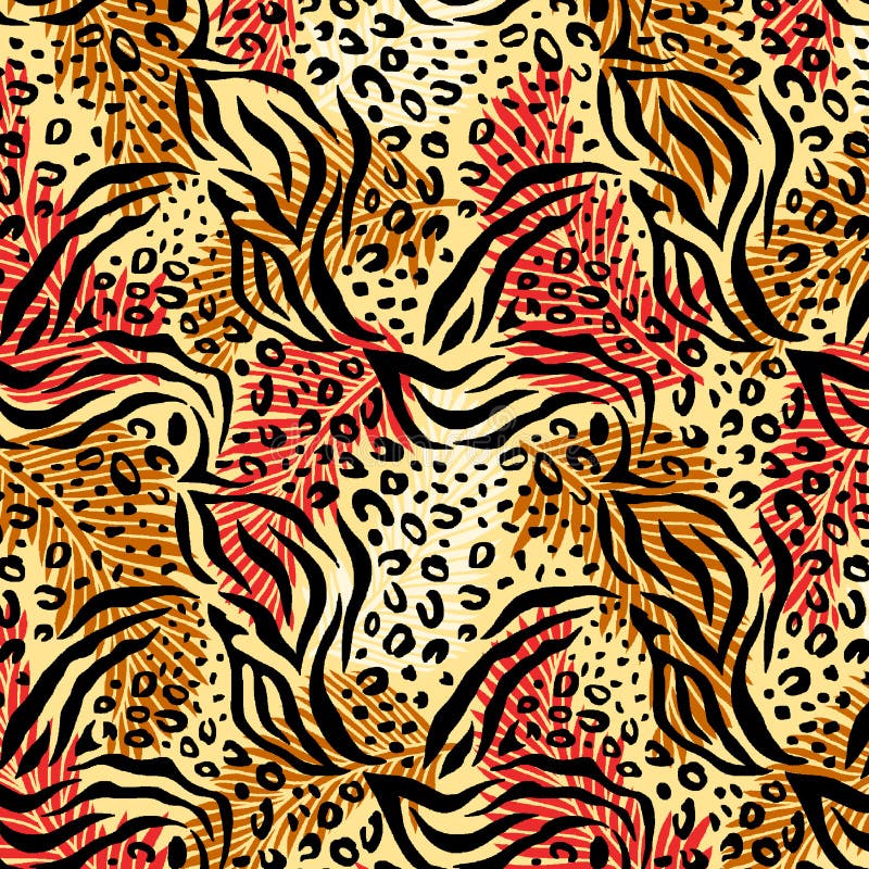 Abstract a Solid Batik Flowers Arrangement with Medium Color, All Over ...