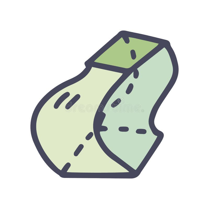 Abstract Solid Figure Color Vector Doodle Simple Icon Stock Vector ...