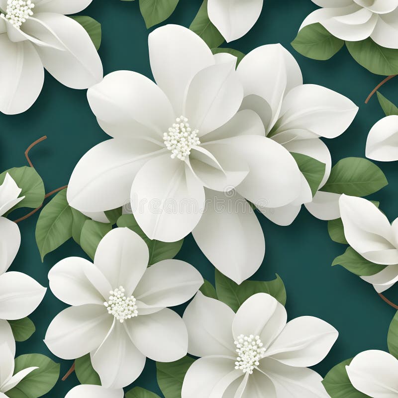 Abstract a Solid Multicolor Small and Big Flower Mixed Vector Pattern ...