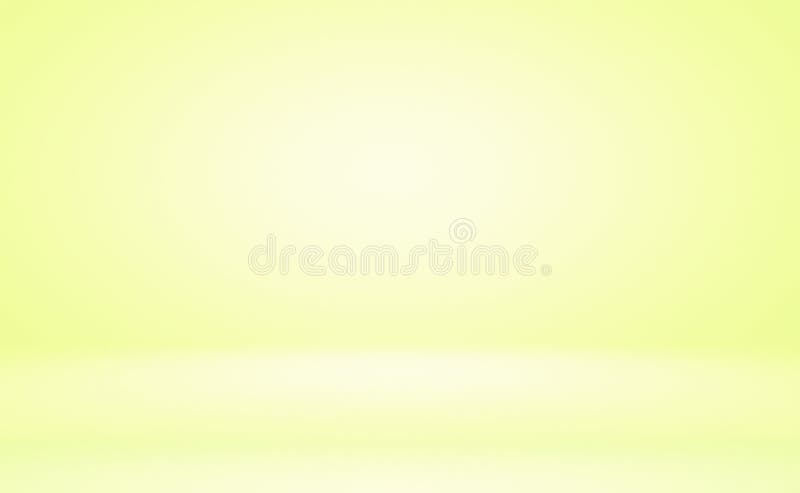 Abstract Solid of Shining Yellow Gradient Studio Wall Room Background ...