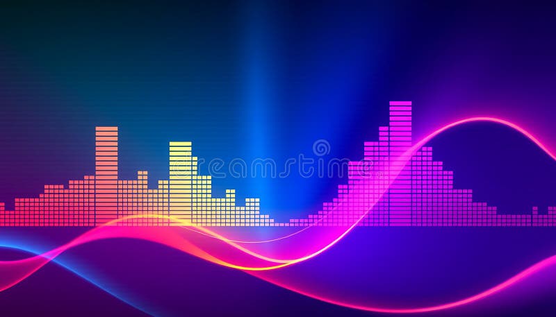 Abstract Sound Wave Colorful, Sound Wave, Abstract Wave, Colorful Wave ...