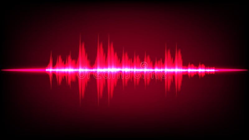 Abstract Sound Wave Digital Frequency Wavelength Graphic Design Vector ...
