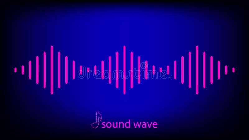 Abstract Sound Wave Digital Frequency Wavelength Graphic Design ...